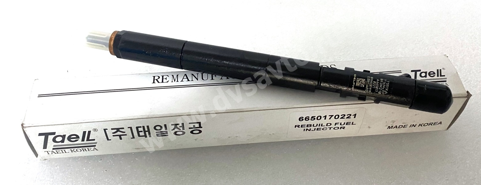 Восстановленная форсунка 6650170221 Ssangyong D27DT Euro 4 TAEIL, Ю ...